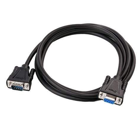 10ft Com Port Serial Cable Rs232 9 Pin Male To Female