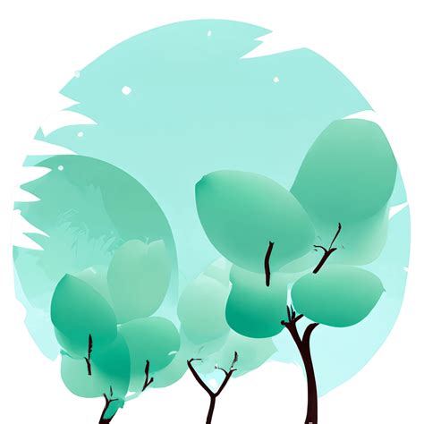 Curved Branch Flowers And Leaves Graphic · Creative Fabrica