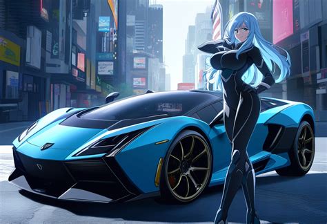 Anime Lamborghini Novelai By Cvlsoldier On Deviantart