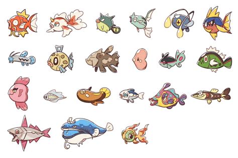 Magikarp Luvdisc Wishiwashi Chinchou Wishiwashi And 18 More