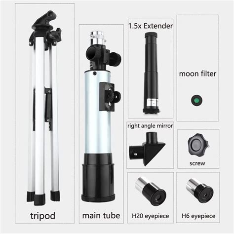 Telescopio Para Adultos Y Niños Telescopio Astronómico Hd 90x Para