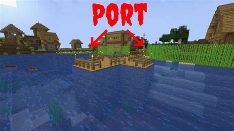Zbudowałem Port W Minecraft Youtube