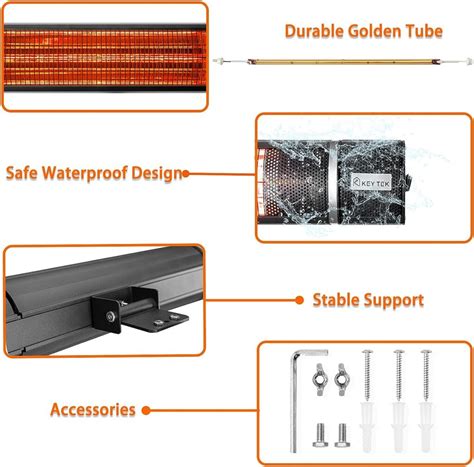 KEY TEK Wall Mounted Electric Infrared Heater Review Garden Furniture Guide