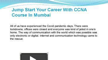 PPT Jump Start Your Career With CCNA Course In Mumbai Texceed