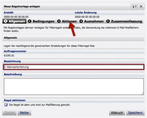E Mail Weiterleitung über E Mail Filter jweiland net