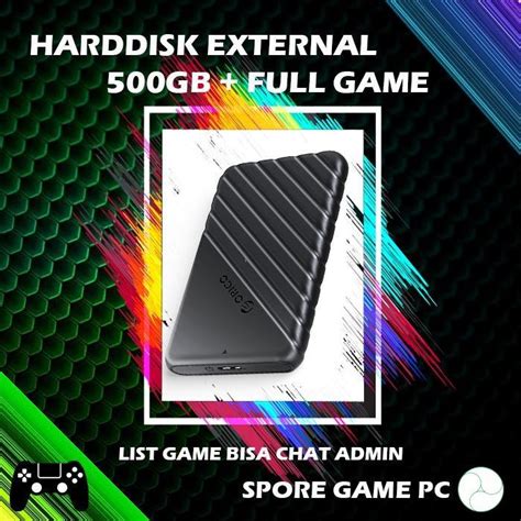 Jual Harddisk External 320gb 500gb Dan 1tb Full Isi Game Bisa Request Shopee Indonesia
