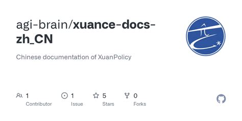 xuance docs zh cn docs source index rst at master · agi brain xuance
