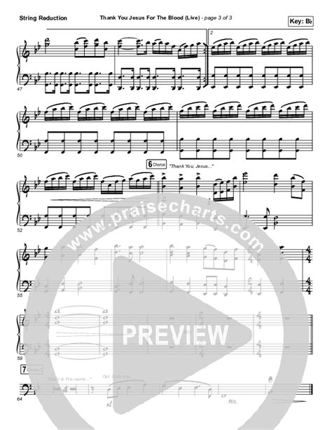 Thank You Jesus For The Blood Sheet Music PDF Charity Gayle