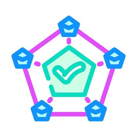 Node Validator Decentralized Application Color Icon Illustration 54190869 Vector Art At Vecteezy