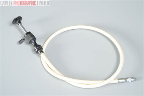 Large 39cm Camera Shutter Locking Cable Release Graded Exc [ 11695