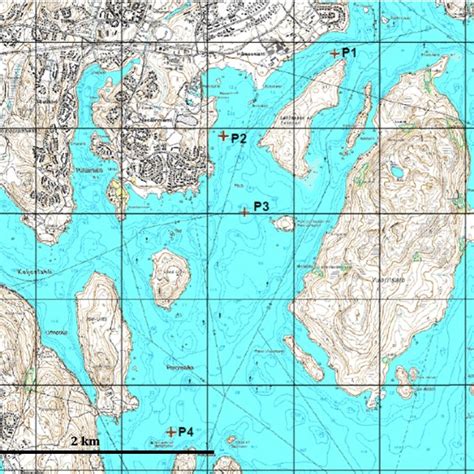 Locations P1p4 Indicate The Sampling Sites Of Grab And Passive