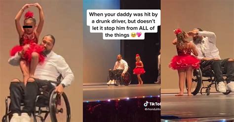 ¡amor De Padre Hombre En Silla De Ruedas Conmueve Por Bailar Con Su Hija