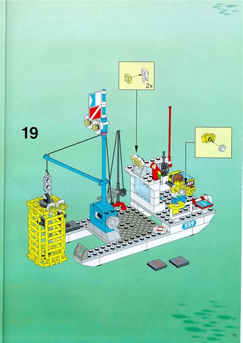 Lego Instructions For Set Deep Sea Bounty Town Divers