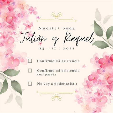 Plantillas De Marcos De Flores Para Tarjetas Online Gratis Canva