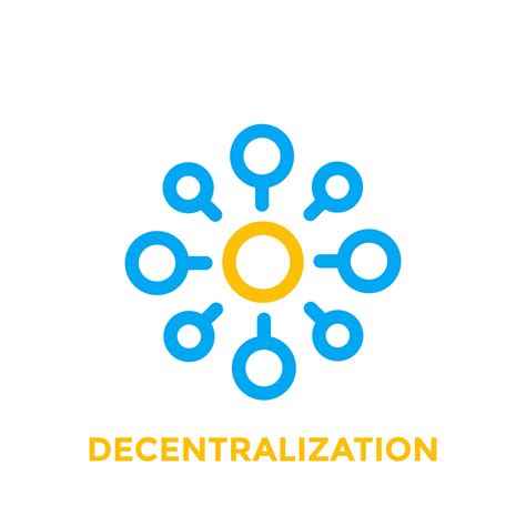 Decentralization Vector Icon On White 3658522 Vector Art At Vecteezy