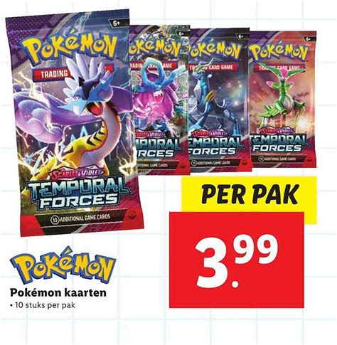 Pokémon Kaarten aanbieding bij Lidl