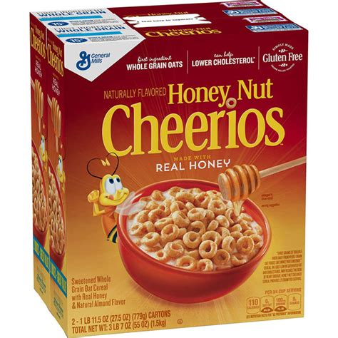 Nestle Honey Nut Cheerios Twin Pack 55oz Aone Supermarkets