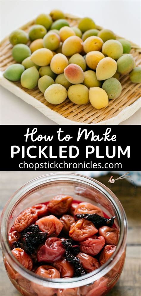 Umeboshi 梅干し Homemade Chopstick Chronicles Umeboshi Recipe Plum