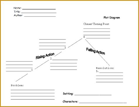 6 Plot Diagram Word Document FabTemplatez