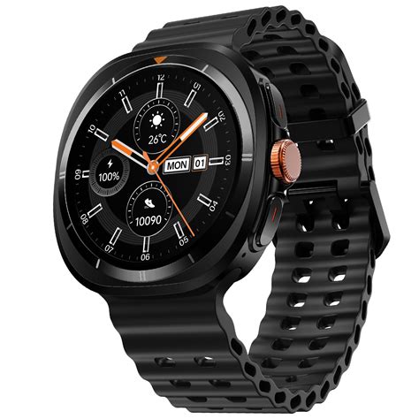 Fire Boltt Axiom Round Smart Watch 1 43″ Super Amoled Display With
