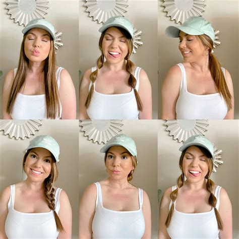 6 Easy Hairstyles To Wear With A Baseball Cap Hairstyles With Caps