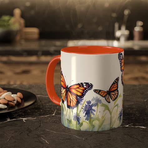 Monarch Butterfly Mug 11oz Butterfly Mug Monarch Butterfly Lover T