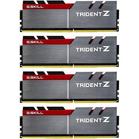 G.SKILL 32GB (4 x 8GB) TridentZ Series DDR4 PC4-28800 3600MHZ Desktop ...