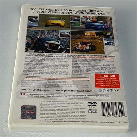 Gran Turismo 4 Gt Sony Ps2 Pal Fr Polyphony Digital Course 2005