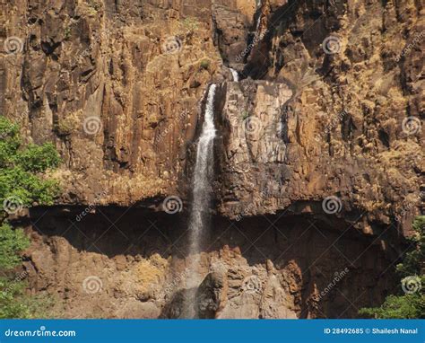 Marleshwar Waterfall Source Stock Image Image Of Green Summer 28492685