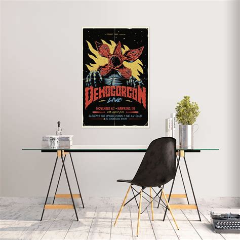 Stranger Things Poster Demogorgon Live Poster Gro Format Jetzt Im