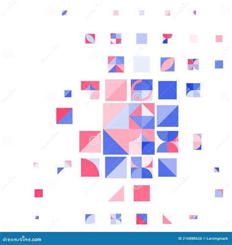 Minimal Mosaic Abstract Background Pattern Art Stock Illustration Illustration Of Textile