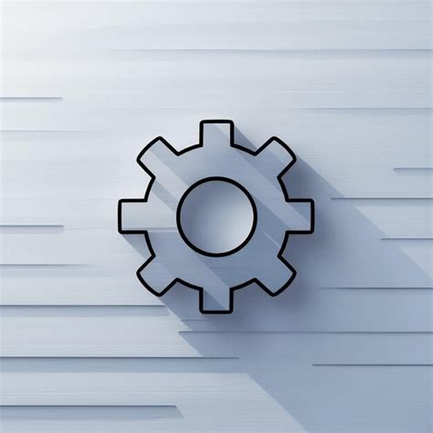 Settings Icon Premium Ai Generated Image