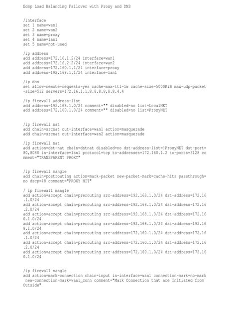 Ecmp Load Balancing Failover With Proxy And Dns Pdf Load Balancing