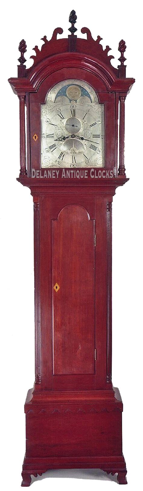 Nathaniel Shipman Of Norwich Connecticut A Rare Connecticut Tall Clock Clockmaker Qq 20