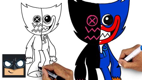 How To Draw Huggy Wuggy Corrupted Friday Night Funkin Vrogue Co