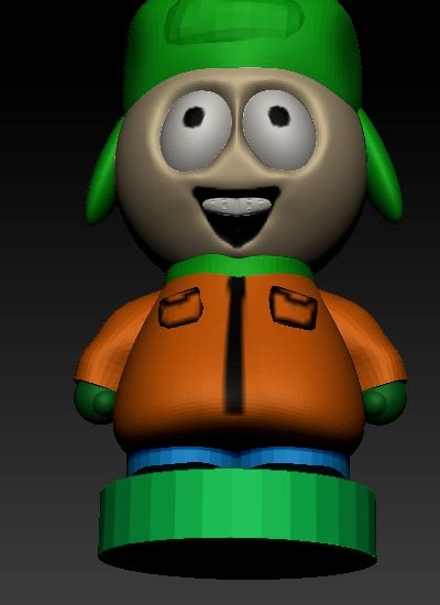 Stl File South Park Kyle 🧸・model To Download And 3d Print・cults