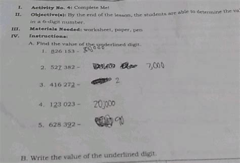 1 Activity No 4 Complete Mel II Objective 0 StudyX