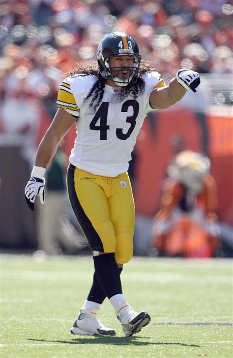 Download Pittsburgh Steelers Linebacker Troy Polamalu Wallpaper