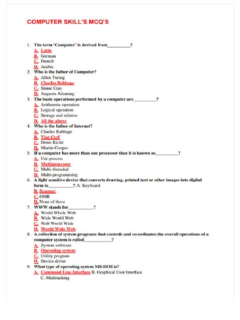 Computer Science Solve Mcqs By Rashid Jan Pdf
