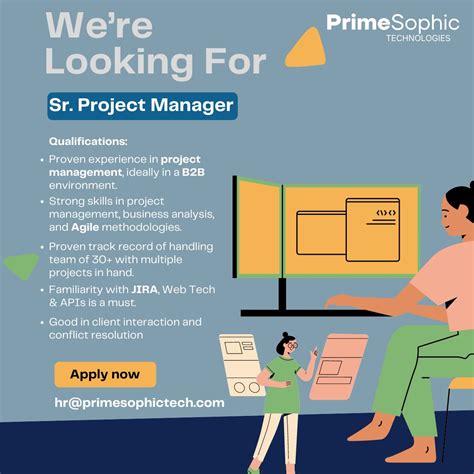 Primesophic Technologies On Linkedin Hiring Projectmanager Primesophic