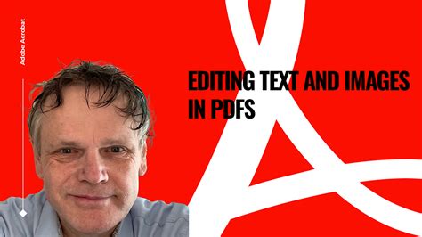 Editing Text And Images In Pdfs Pdf Portable Document Format Files By Benard Kemp Coach