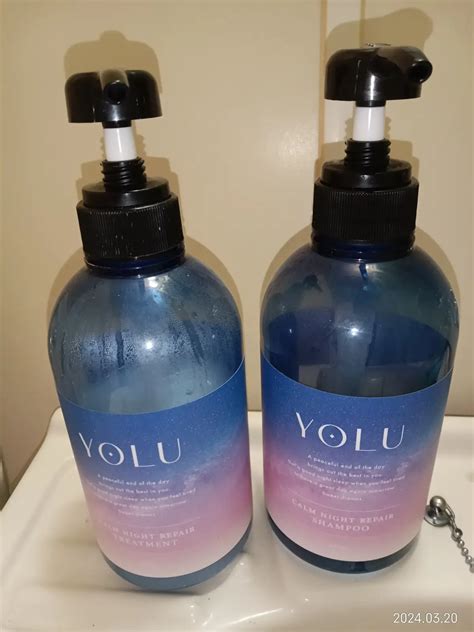 Yoluのシャンプー・コンディショナー カームナイトリペアシャンプー／トリートメント他、1商品を使った口コミ Yoluのシャンプー