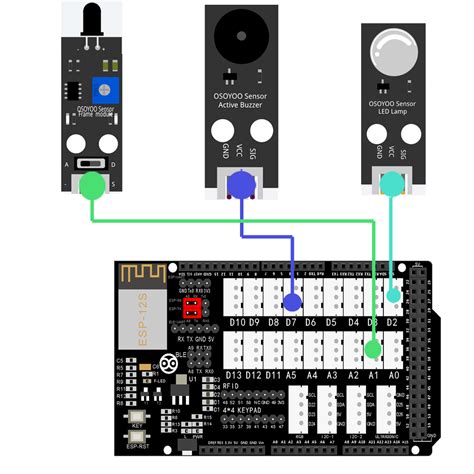 Osoyoo Smart Home Iot Blynk Lesson 3 3 Remote Fire Alarm