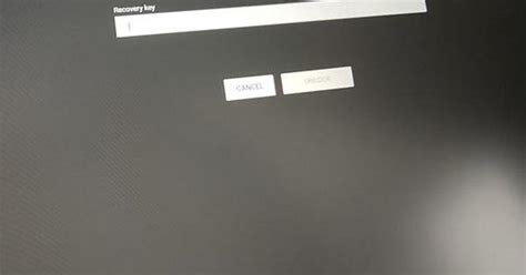 Black Enter Bitlocker Recovery Key Screen Rsysadmin