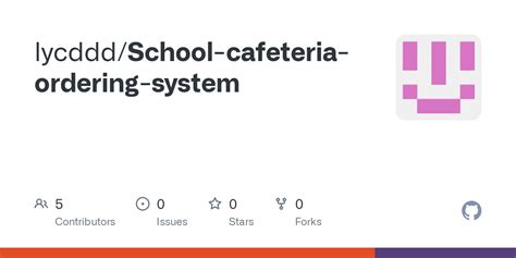 github lycddd school cafeteria ordering system