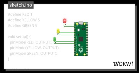 Traffict Light Devika Wokwi Esp32 Stm32 Arduino Simulator