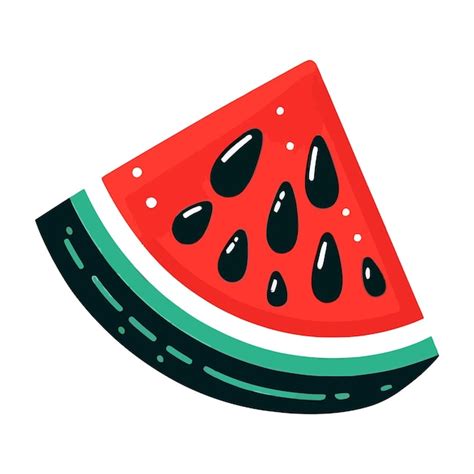 Premium Vector Cute Watermelon Vector Illustration