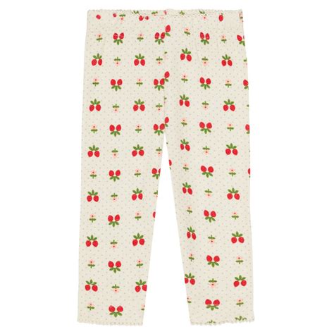 Flöss Leggings Sofia Soft White Berry Cream