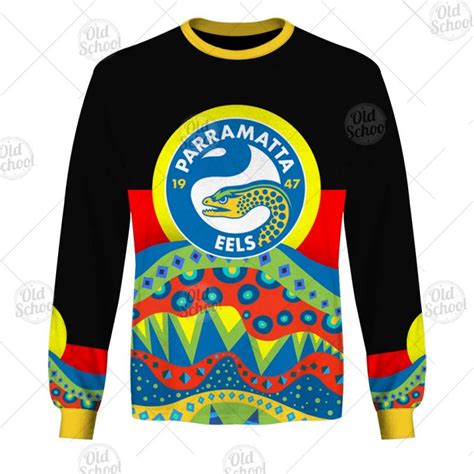 Nrl Parramatta Eels Dinky Di Lover Aboriginal Flag X Indigenous Sweatshirt