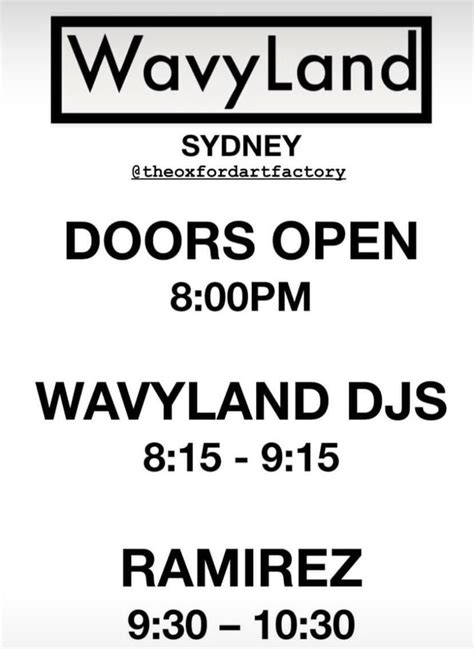 Anyone Going To The Ramirez Concert In Sydney Tonight R G59